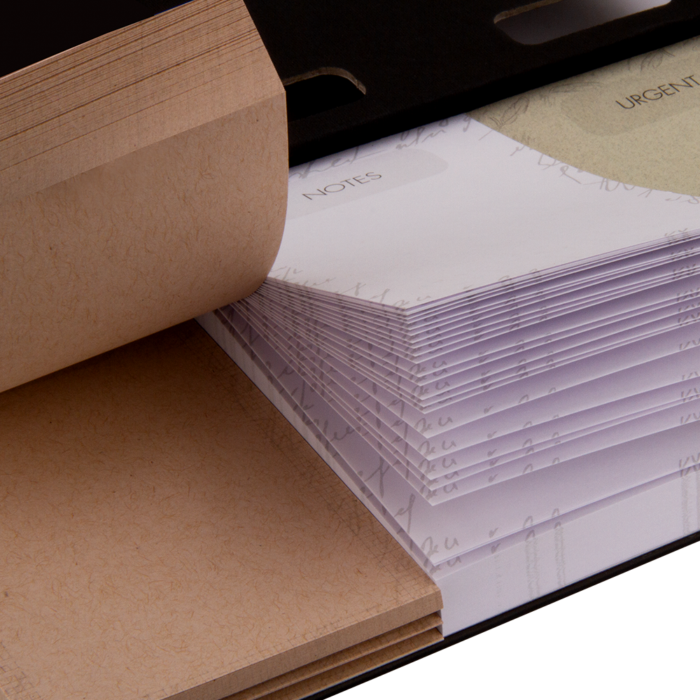 3 in 1 Pad - Black - Nightingale Paper Products