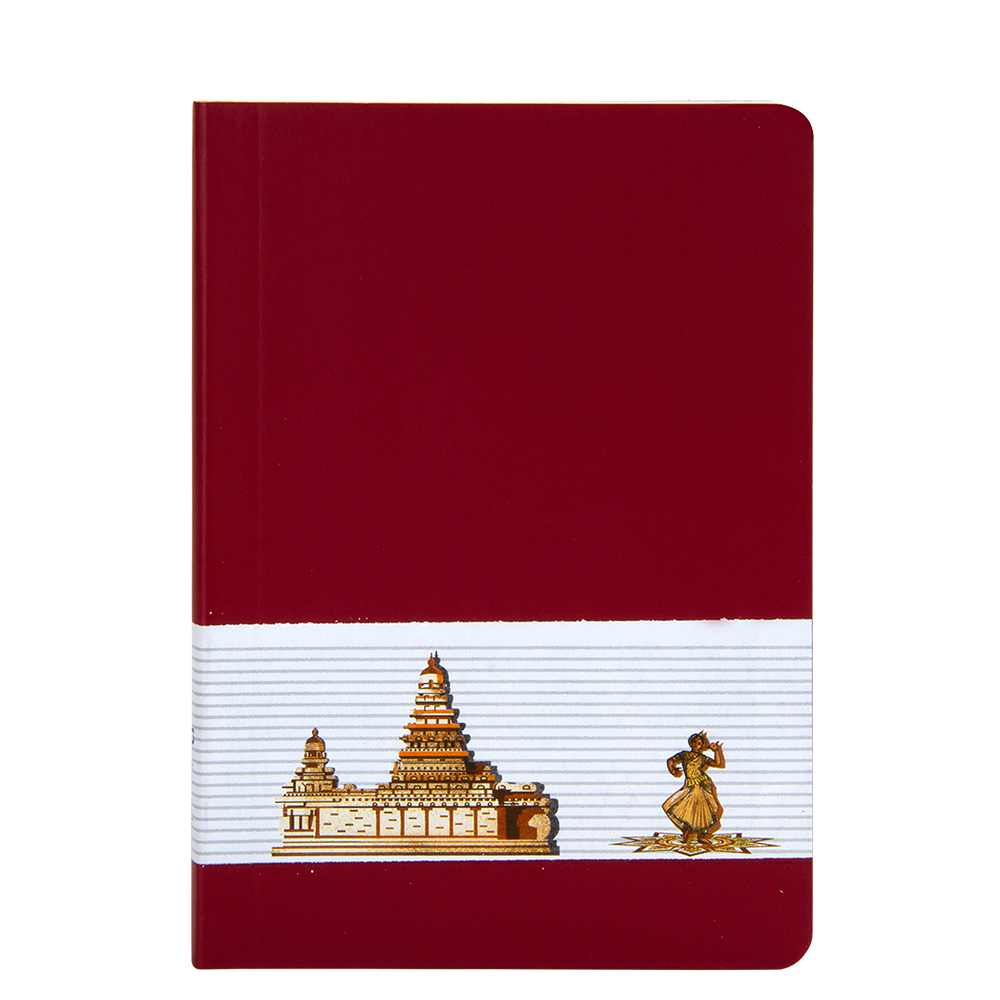 Neon Notebook Maroon - A6 - Nightingale Paper Products