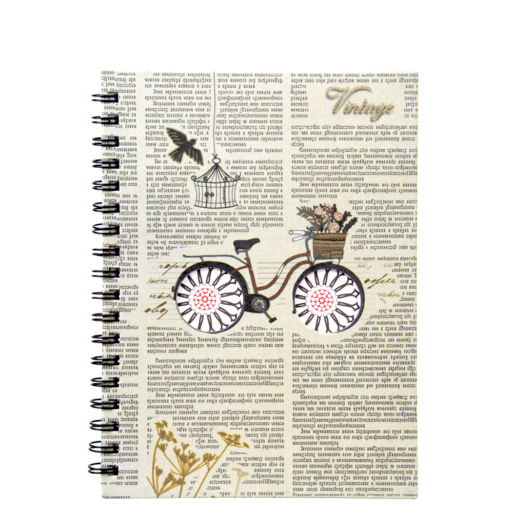 Rustic Vintage Notebook (A) - STD - Nightingale Paper Products
