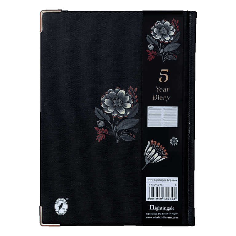 5 Year Nightingale Diary - A5 Size